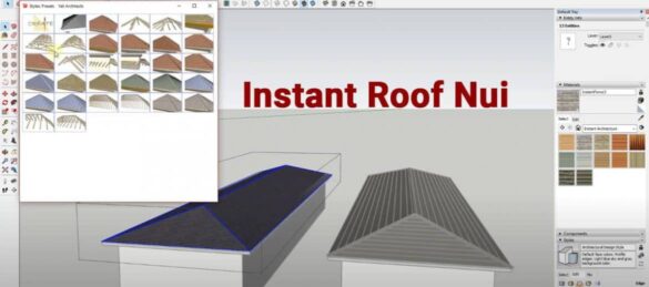 Instant Roof Nui - SketchUp Extension Review | SketchUpFamily