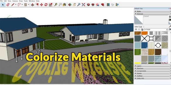 How to Colorize Materials in SketchUp